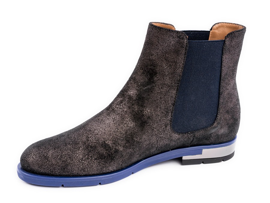 Botín gris antracita plano - Botas y botines - Mujer | comprar zapatos ...